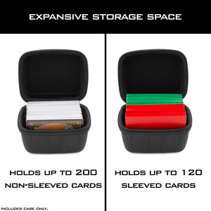 CM Card Deck Box for up to 200 Cards Hard Shell Playing Card Case With ...