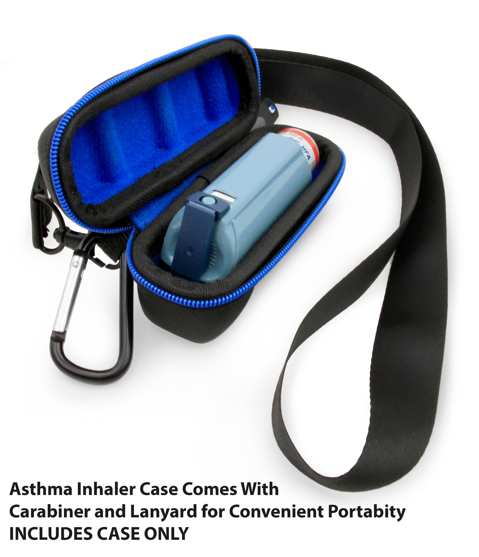 Casematix Black Asthma Inhaler Travel Case for Adults Others - Etsy ...