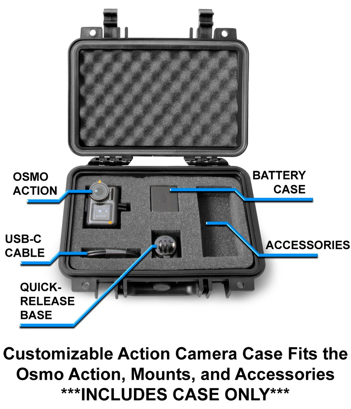 Casematix Customizable Action Camera Case for DJI Osmo Action | Etsy