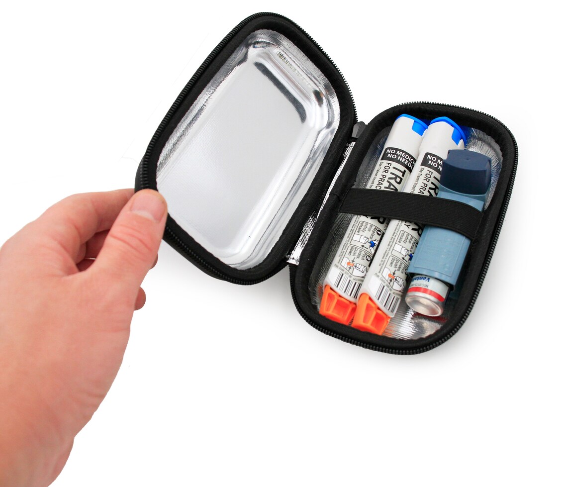 CASEMATIX Insulated Asthma Inhaler Medicine Travel Bag Case | Etsy