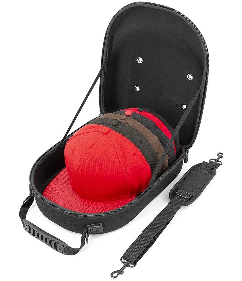 CM Hat Travel Case for up to 6 Baseball Caps With Hard Shell - Etsy