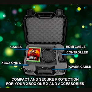 Casematix Console Case Fits Xbox 1 X 1tb Enhanced 4k Hdr Gaming System ...