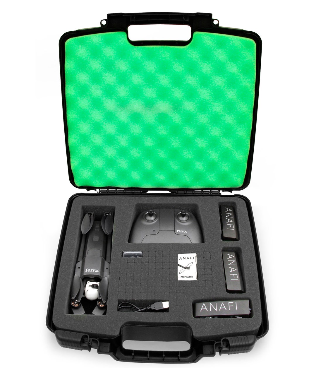 Casematix Quadcopter Case for Parrot Anafi 4k HDR Drone, Skycontroller ...