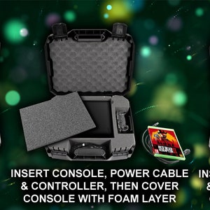 Casematix Console Case Fits Xbox 1 X 1tb Enhanced 4k Hdr Gaming System ...