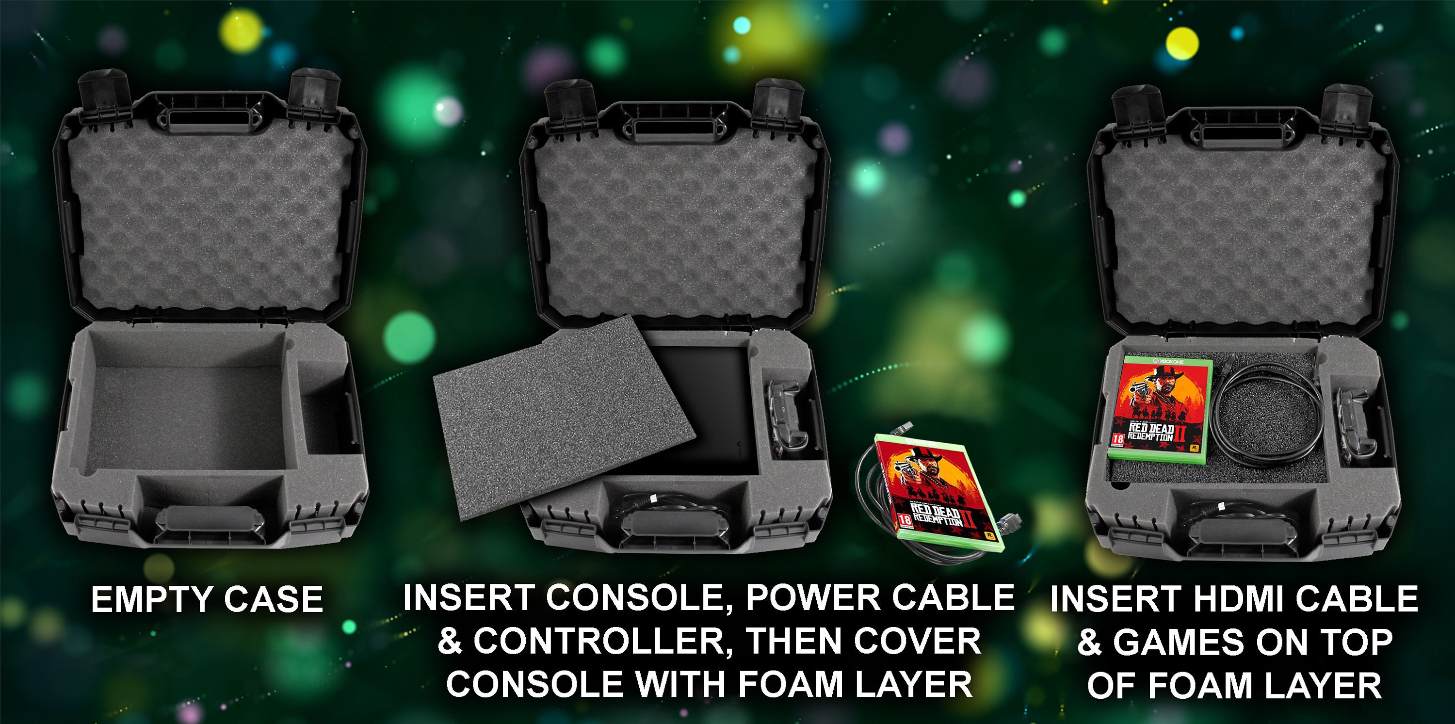 Casematix Console Case Fits Xbox 1 X 1tb Enhanced 4k Hdr | Etsy