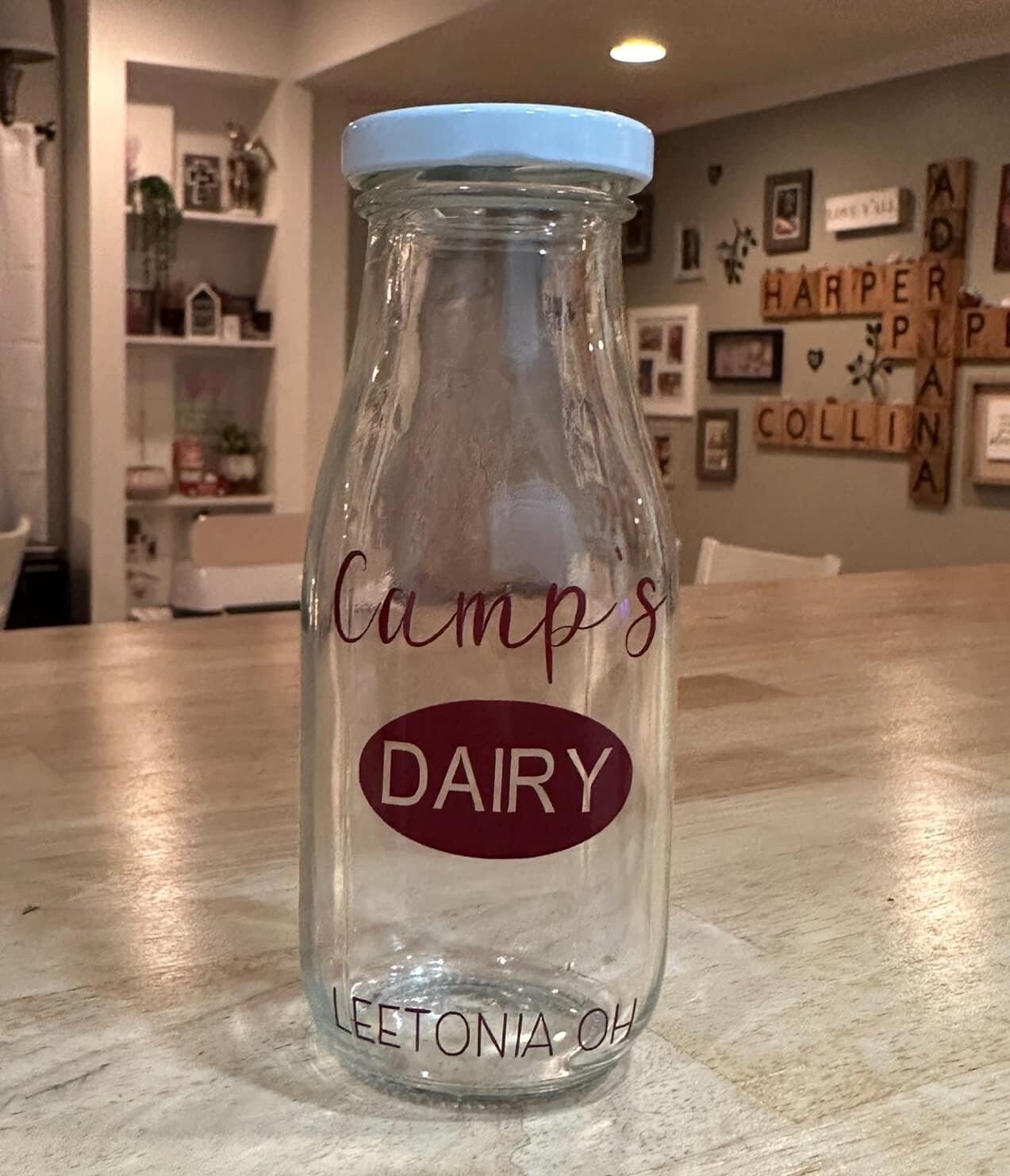 Custom Glass Milk Jug, Personalized - Etsy