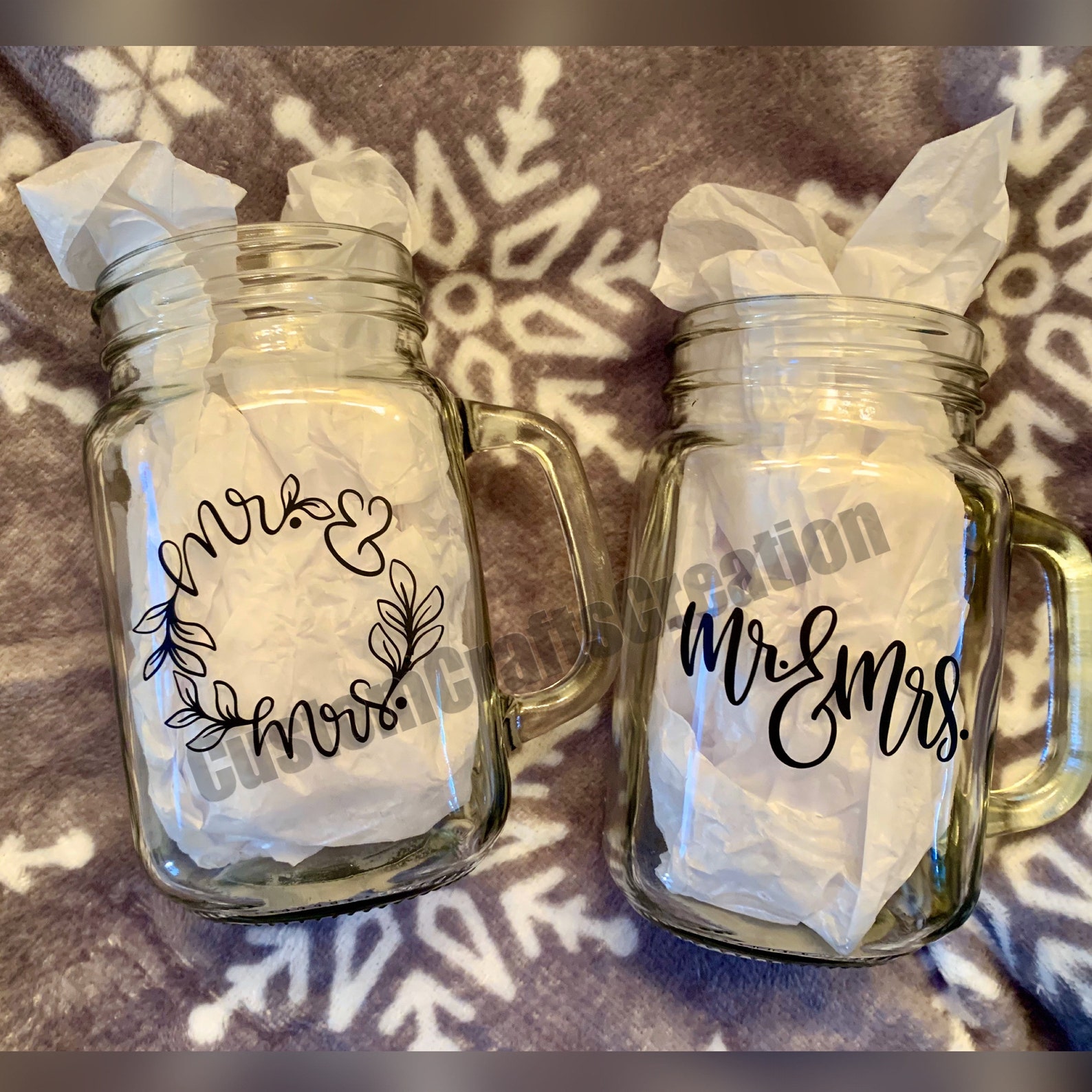 Mason Jar Mug, Glass, Custom, Personalized - Etsy
