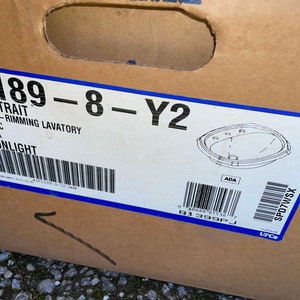 NEW Kohler K-2189-8-Y2 Sun Light Yellow Portrait Lav Bath Sink - Etsy