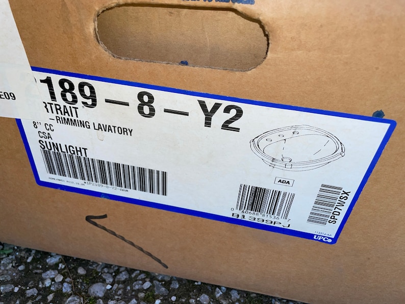 NEW Kohler K-2189-8-Y2 Sun Light Yellow Portrait Lav Bath Sink - Etsy