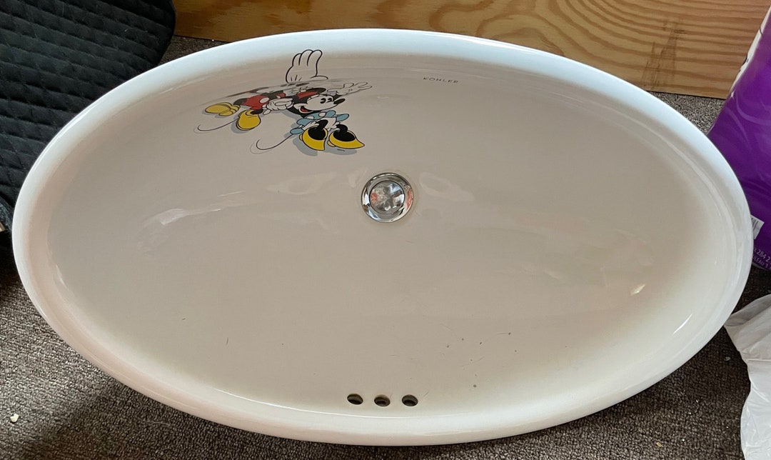 Vintage Kohler Mickey Minnie Mouse Bathroom Sink - K-2220 - Etsy