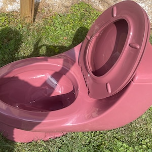 Unused Kohler Raspberry Puree (dark Pink) 1-pc Toilet (tank/bowl/seat ...