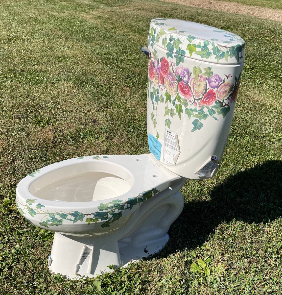 Kohler New Peonies and Ivy Two-piece Artist Edition Toilet - Etsy