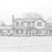 Custom House Drawing From Photo Hand Drawn House Portrait Home - Etsy