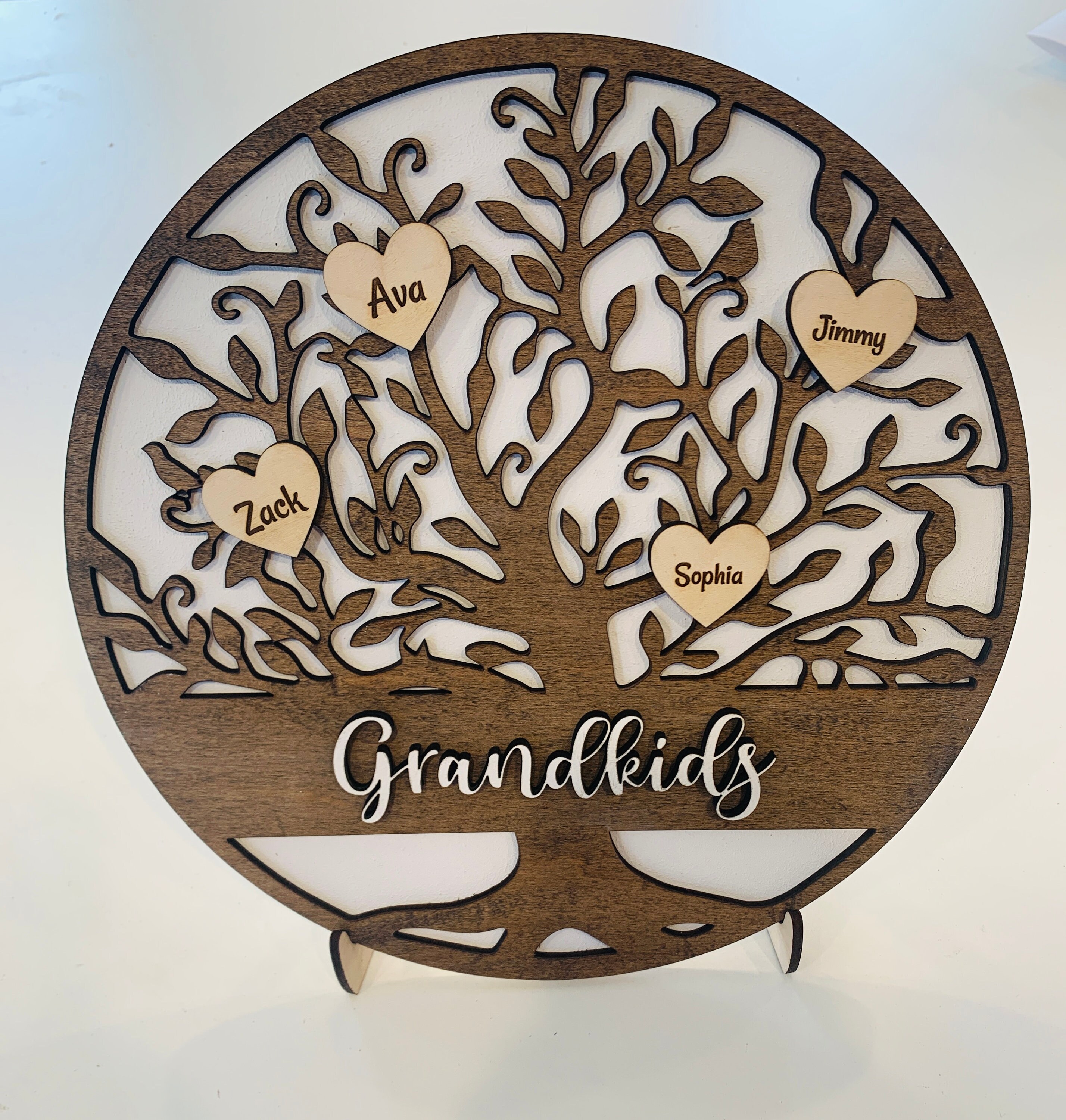 Wall Decor Home & Living Family Union Personalized Wooden Family Tree ...