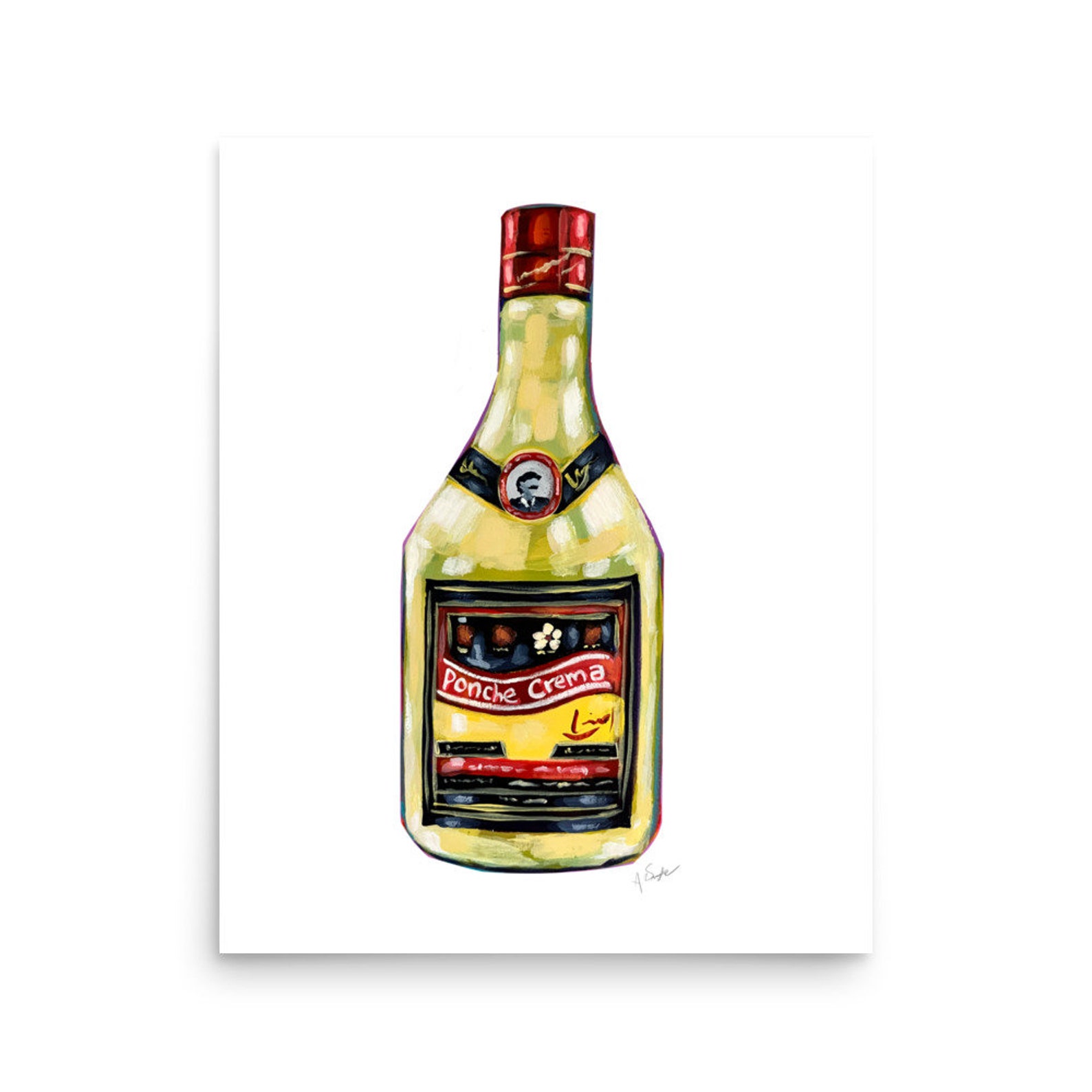 Ponche Crema Art Print: Venezuelan Christmas Kitchen Decor - Etsy