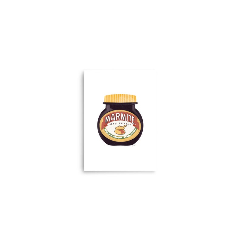 Marmite, British Food Wall Art, Food Art Print - Etsy