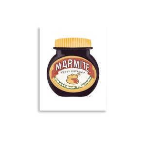 Marmite, British Food Wall Art, Food Art Print - Etsy