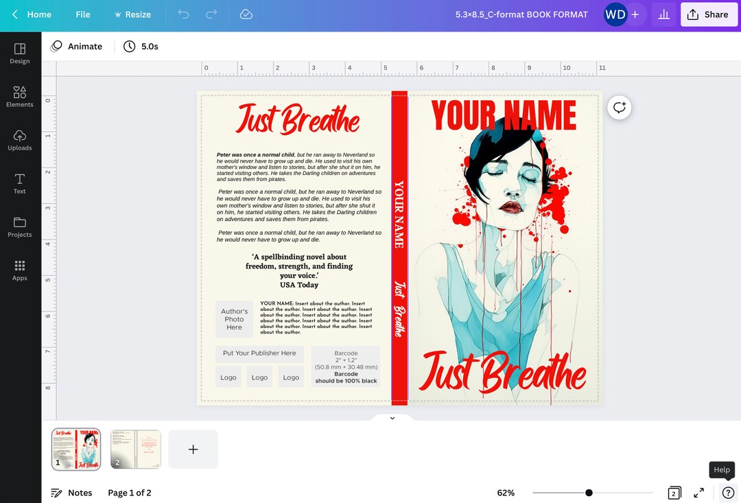 BOOK COVER CUSTOMIZATION - Etsy