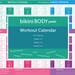 Bikini Body Guide Workout Calendar BBG | Etsy