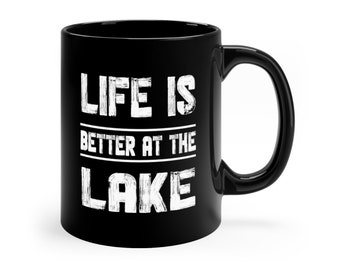 Lake Life Mug, Lake House Gift, Lake Coffee Mug, Custom Lake Mug ...