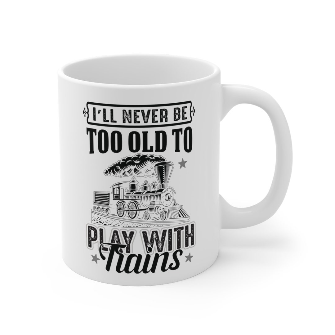 Funny Model Train Mug, Trains Railroad Coffee Mugs, Model Train Mug ...