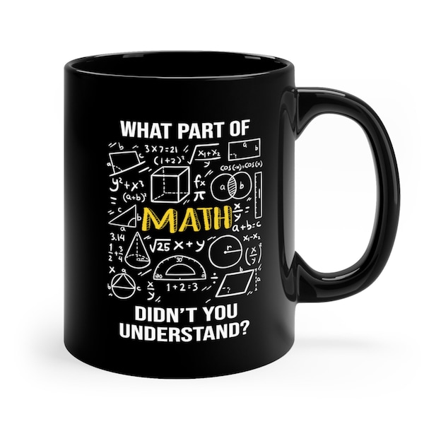 Funny Math Teacher Mug Etsy
