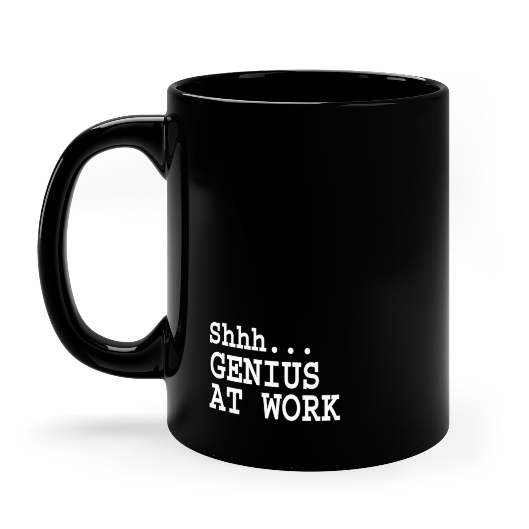 Genius Coffee Mug Shhh... Genius at Work Coffee Mug Funny Gift for the ...