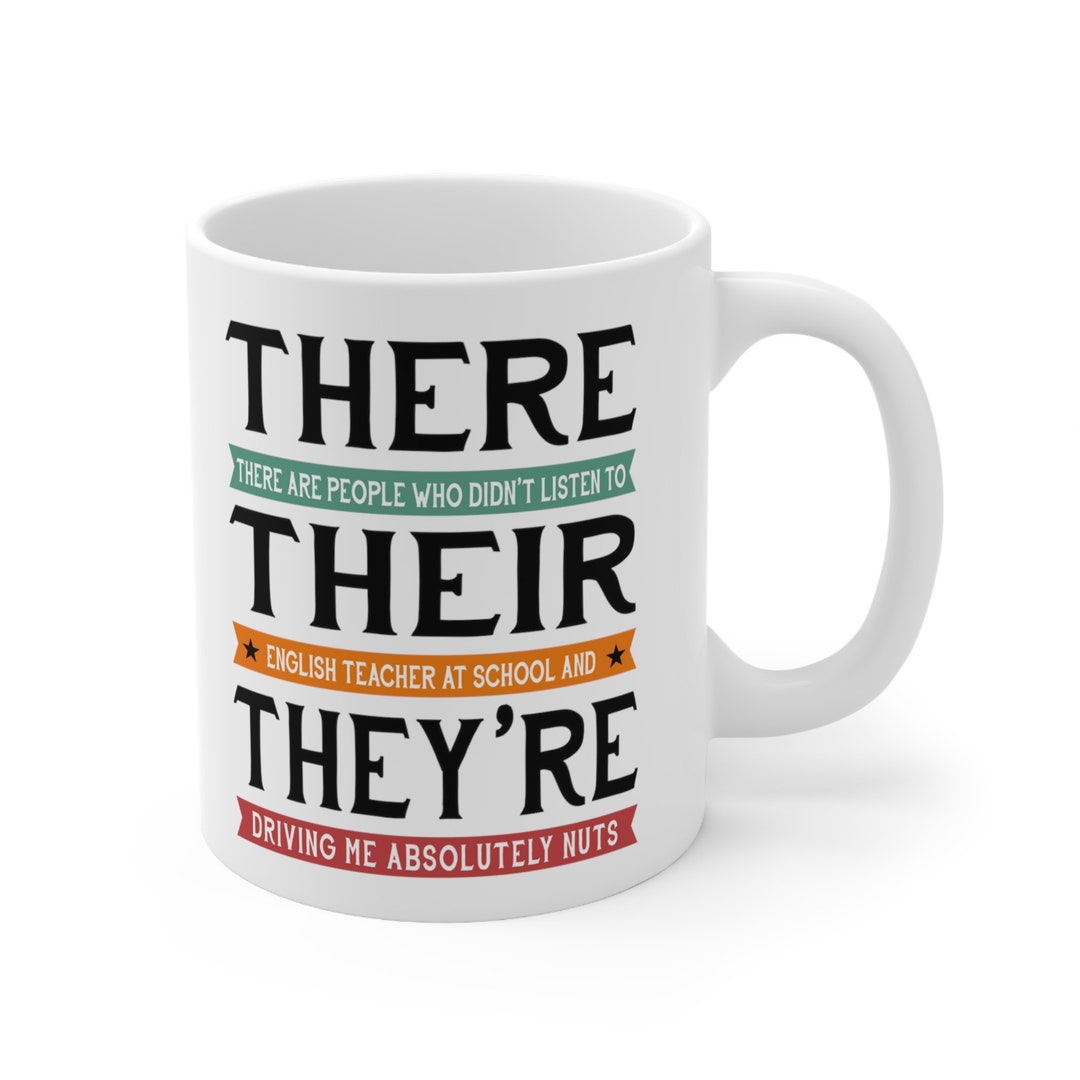 Funny English Teacher Mug Gift English Coffee Cup Teaching - Etsy