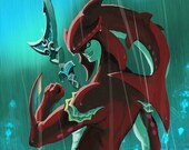 Prince Sidon Breath of the Wild Poster Zelda Poster Zelda - Etsy