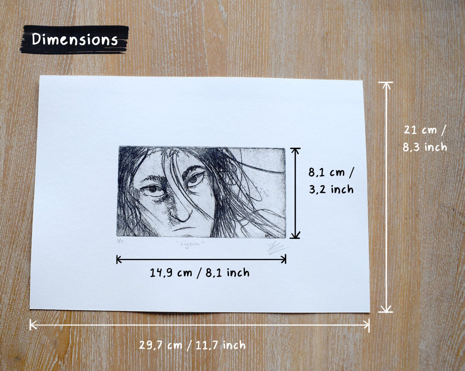 Ligeia Original Soft-ground Etching | Limited Edition Hand Signed ...