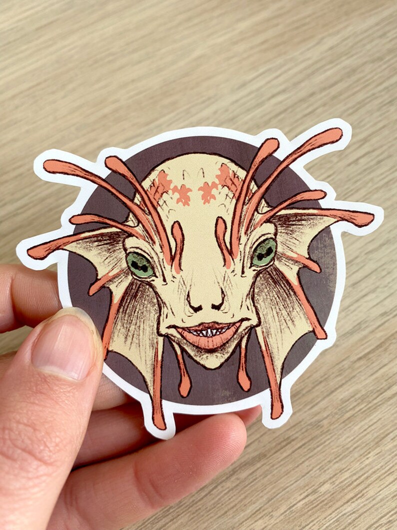 Fantasy Creature Stickers Monster Lover Gift Dnd Monster - Etsy