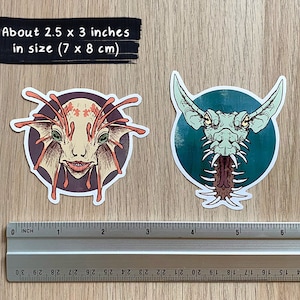 Fantasy Creature Stickers Monster Lover Gift, Dnd Monster Sticker ...