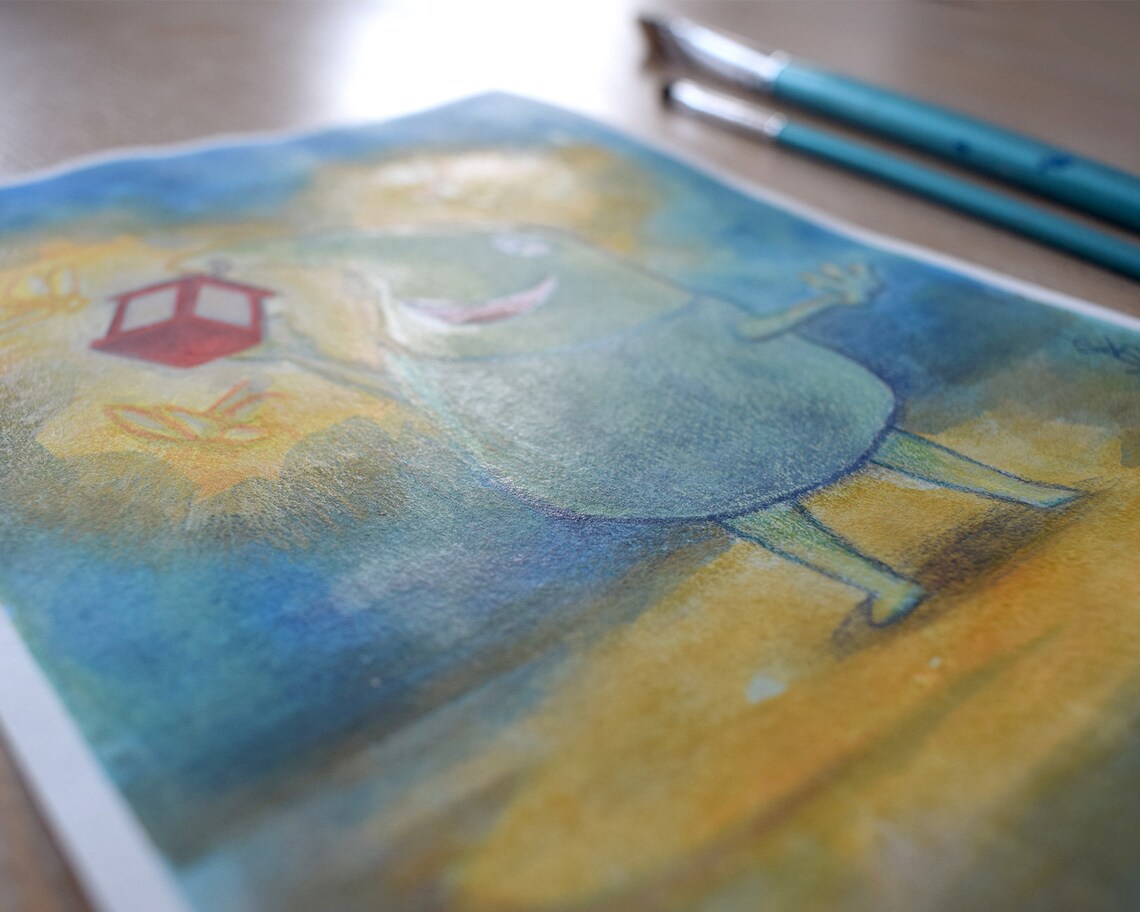 Mr. Drippy Ni No Kuni Fan Art Original Watercolor Painting | Ni No Kuni ...