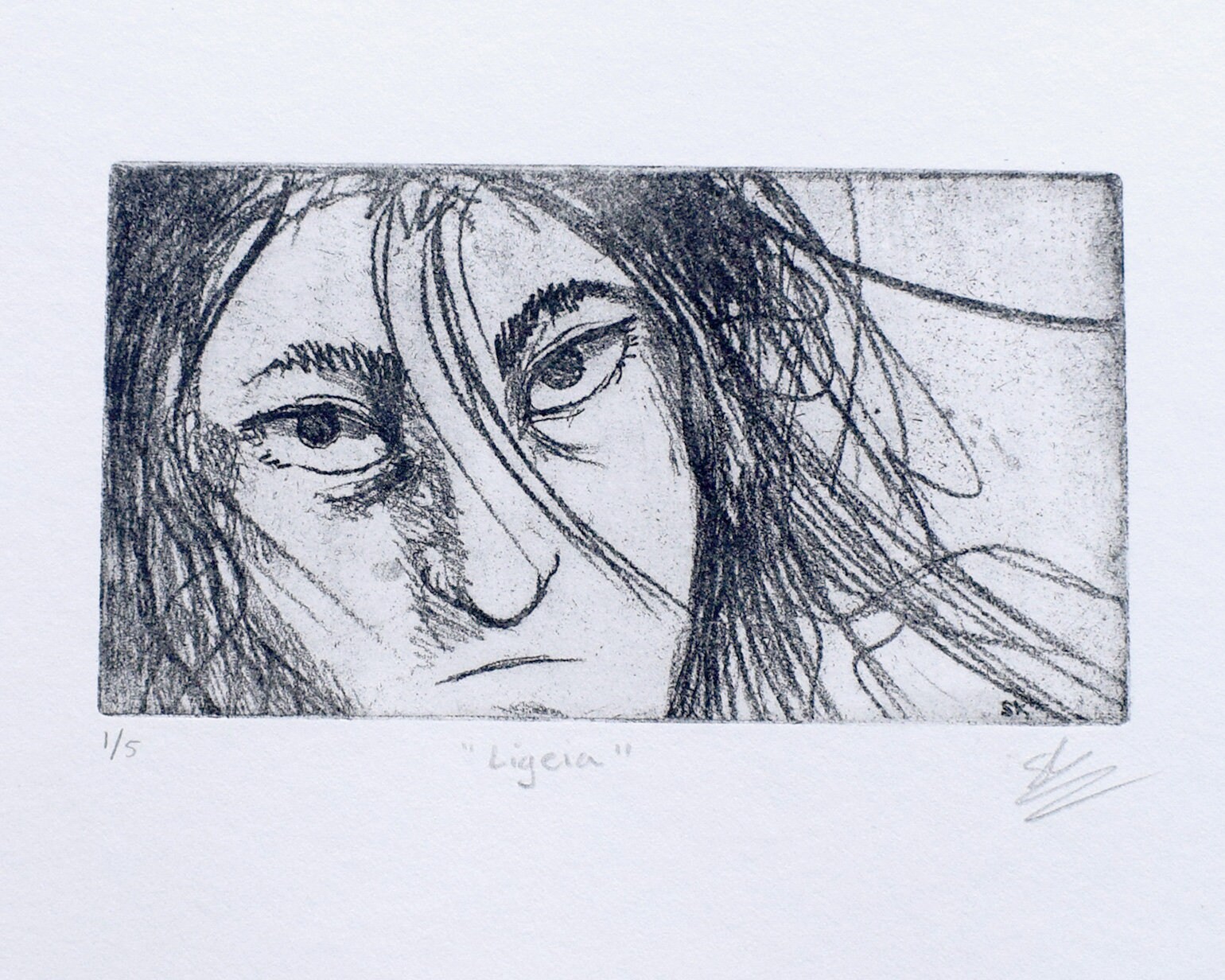 Ligeia Original Soft-ground Etching | Limited Edition Hand Signed ...