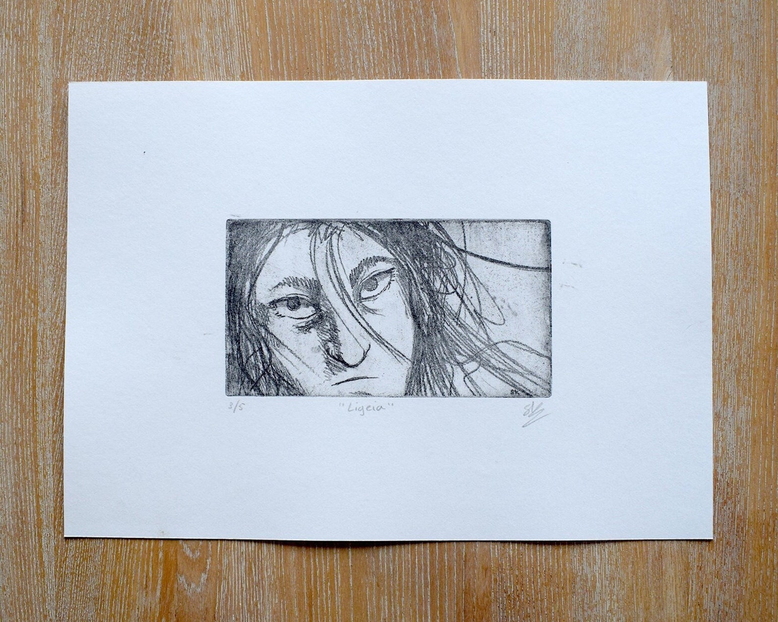 Ligeia Original Soft-ground Etching | Limited Edition Hand Signed ...