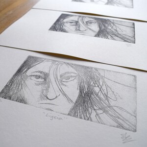 Ligeia Original Soft-ground Etching | Limited Edition Hand Signed ...