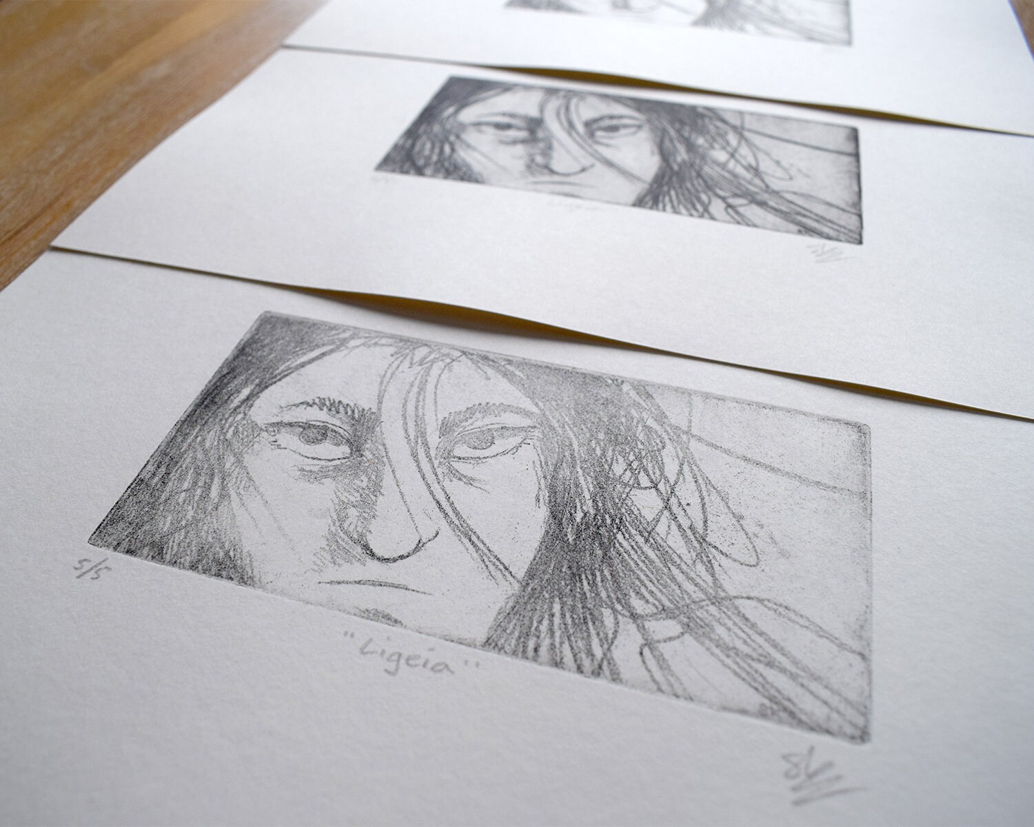 Ligeia Original Soft-ground Etching | Limited Edition Hand Signed ...