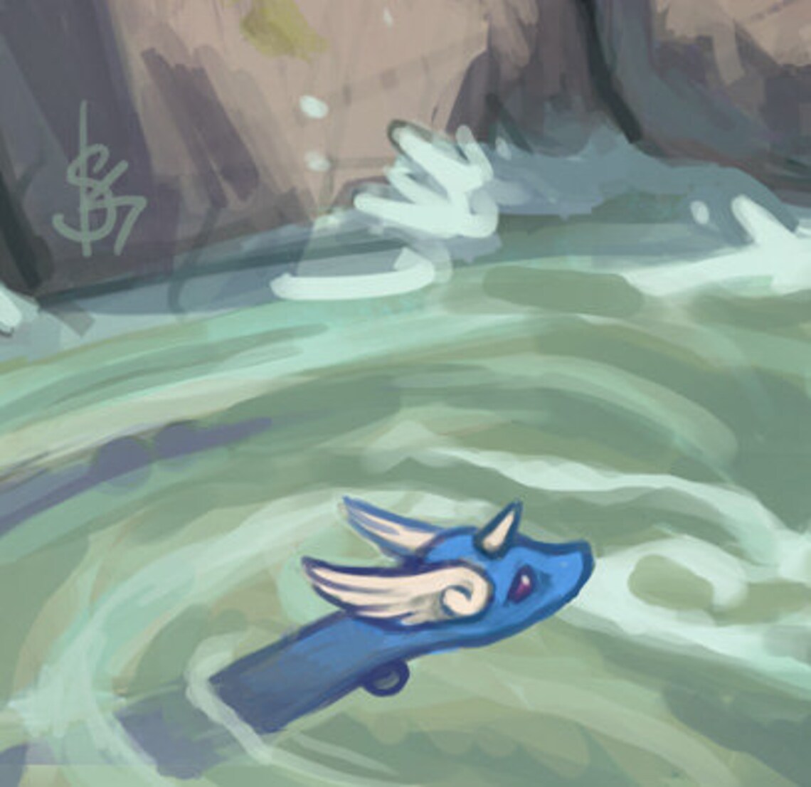 Pokémon Snap Valley Course Print Pokemon Poster Dragonair - Etsy