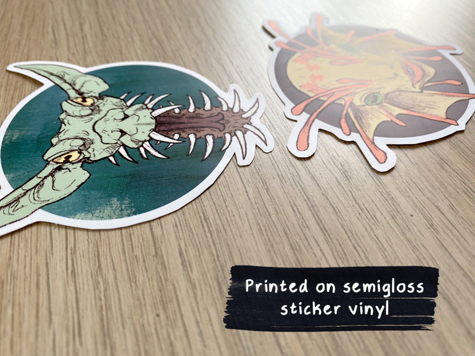 Fantasy Creature Stickers Monster Lover Gift Dnd Monster - Etsy