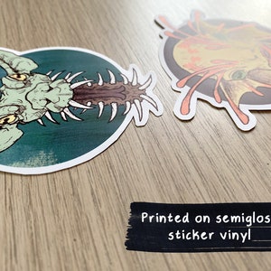 Fantasy Creature Stickers Monster Lover Gift, Dnd Monster Sticker ...