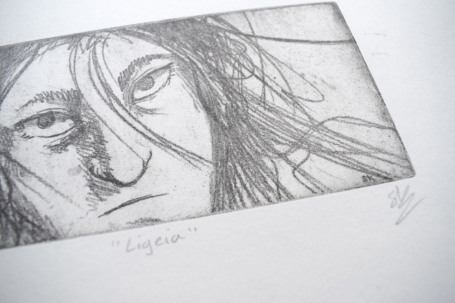 Ligeia Original Soft-ground Etching | Limited Edition Hand Signed ...