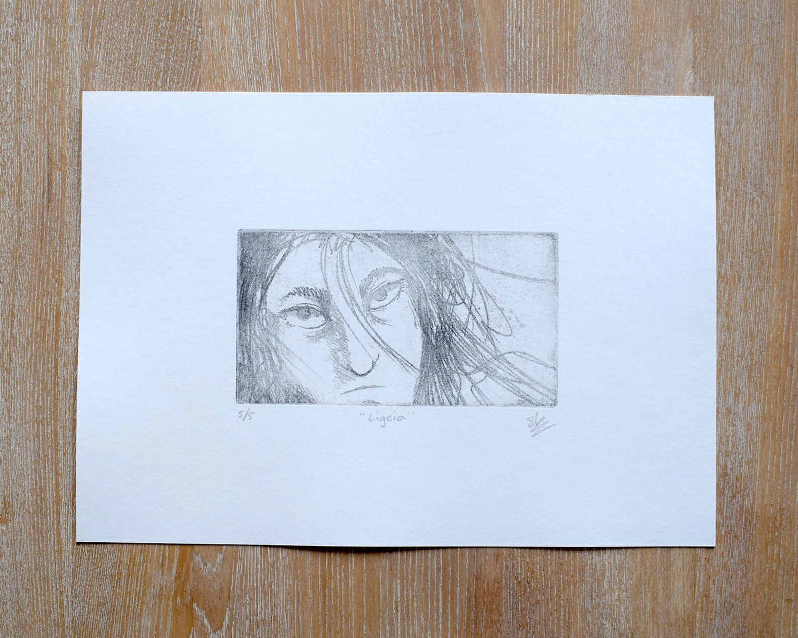 Ligeia Original Soft-ground Etching | Limited Edition Hand Signed ...