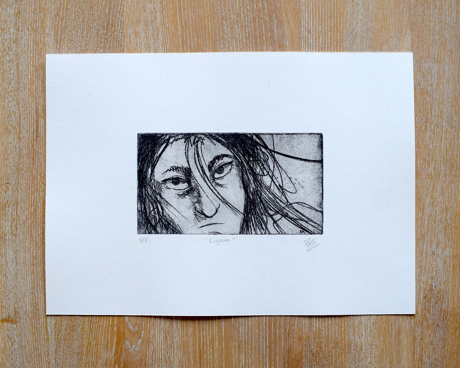 Ligeia Original Soft-ground Etching | Limited Edition Hand Signed ...