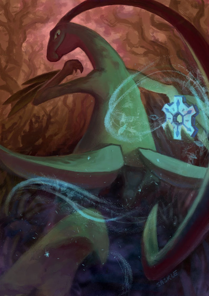 Grovyle the Time Gear Thief Pokemon Mystery Dungeon, Epic Pokemon Fan ...