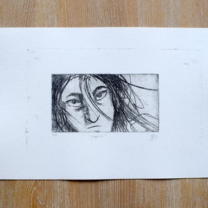 Ligeia Original Soft-ground Etching | Limited Edition Hand Signed ...