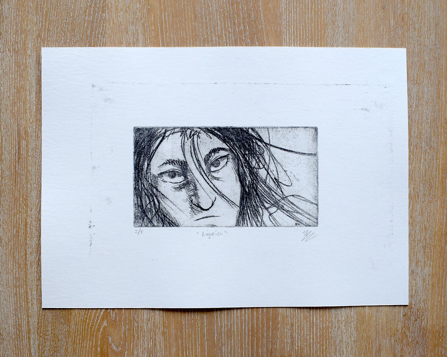 Ligeia Original Soft-ground Etching | Limited Edition Hand Signed ...
