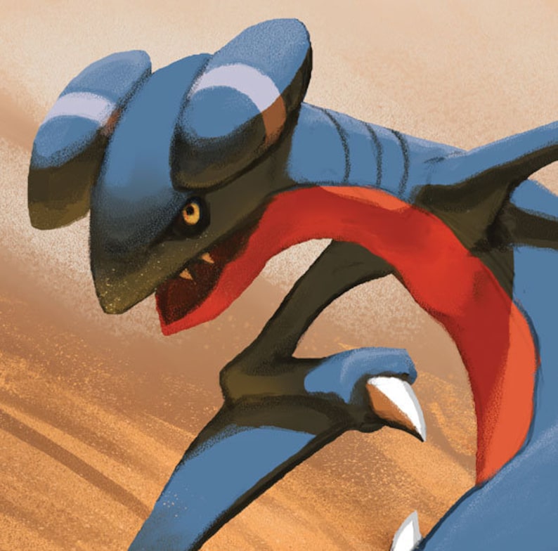 Gabite Used Sand Tomb! | Epic Pokemon Fan Art, Garchomp, Gabite Pokemon ...
