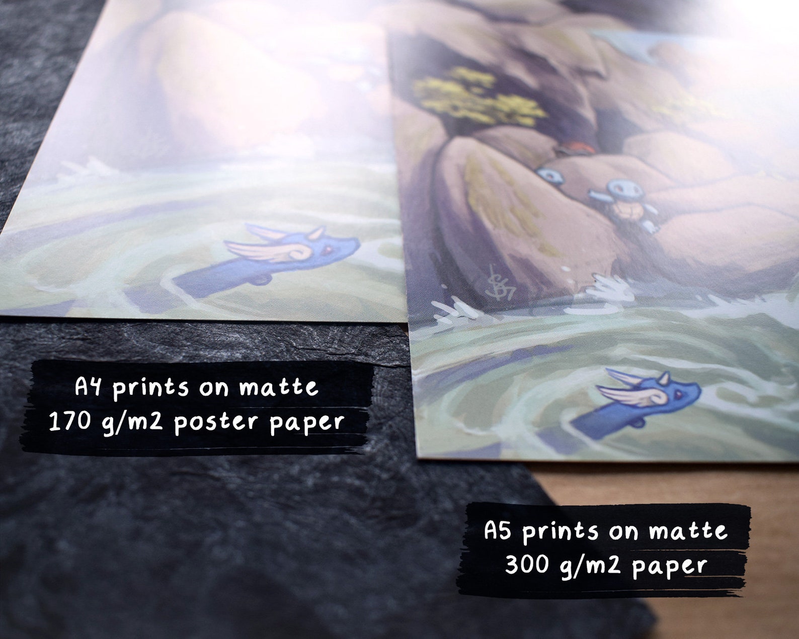 Pokémon Snap Valley Course Print Pokemon Poster, Dragonair, Squirtle ...