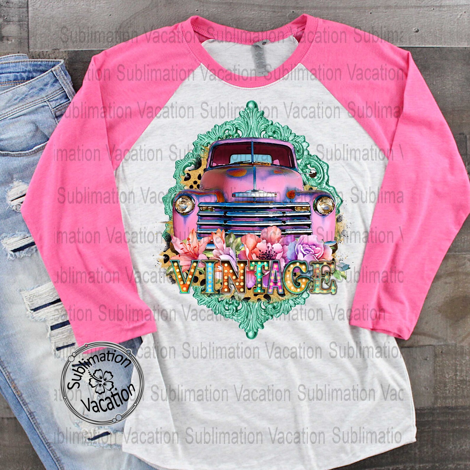 Vintage Hot Pink Car Design Vintage Car Design Retro Funky - Etsy