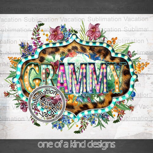 Grammy Life PNG File Sublimation Design Digital Download - Etsy